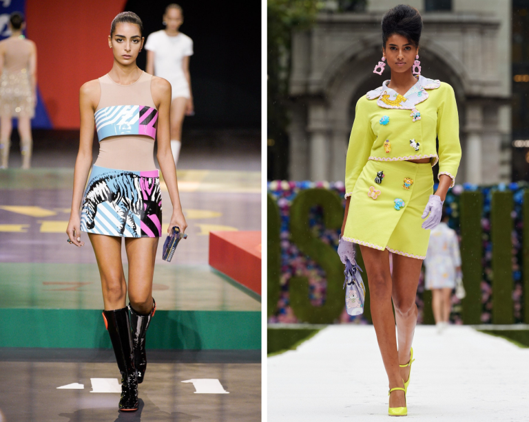 De micro-rok is dé trend van aankomend seizoen - Vogue NL