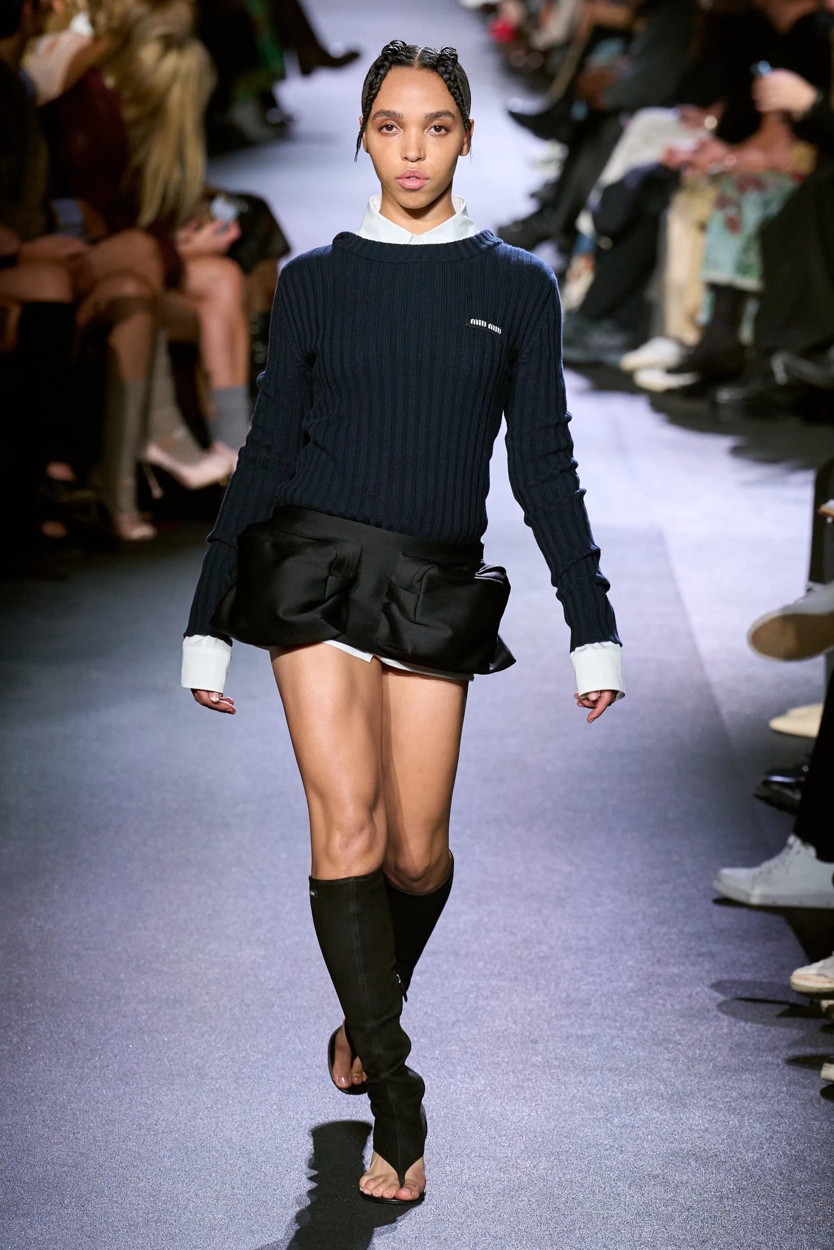 Teenslipperlaarzen zijn het nieuwste it-item van Miu Miu - Vogue.nl