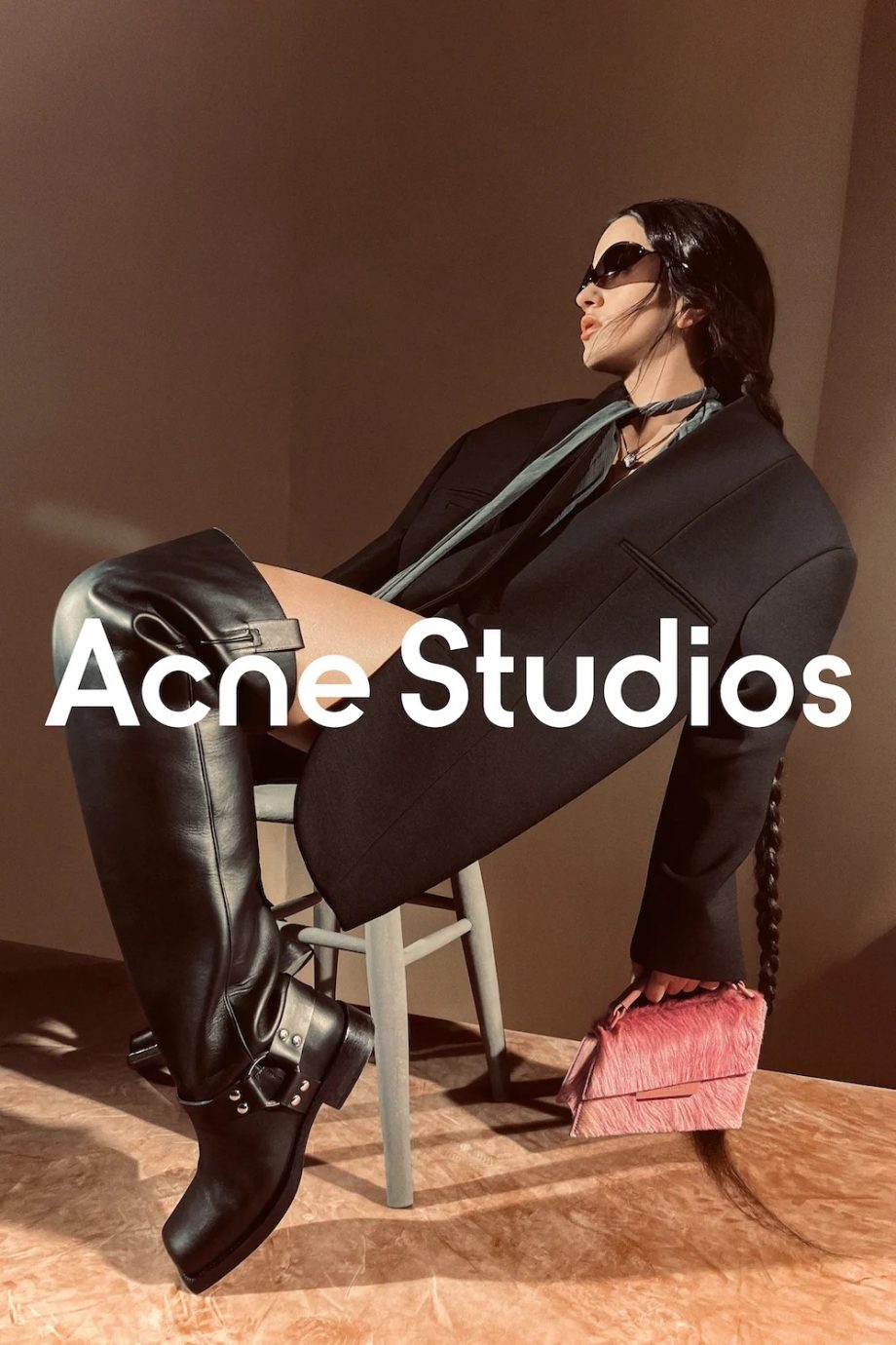 Rosalía in campagne Acne Studios door Paul Kooiker - Vogue NL