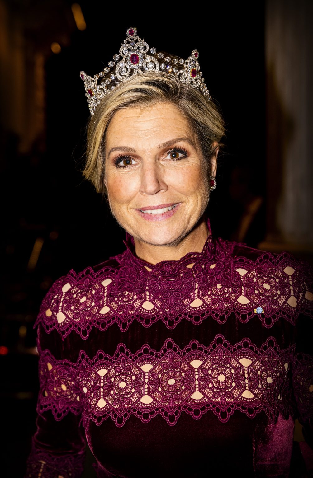 Koningin Máxima in nieuwe jurk tijdens staatsbanket Griekenland