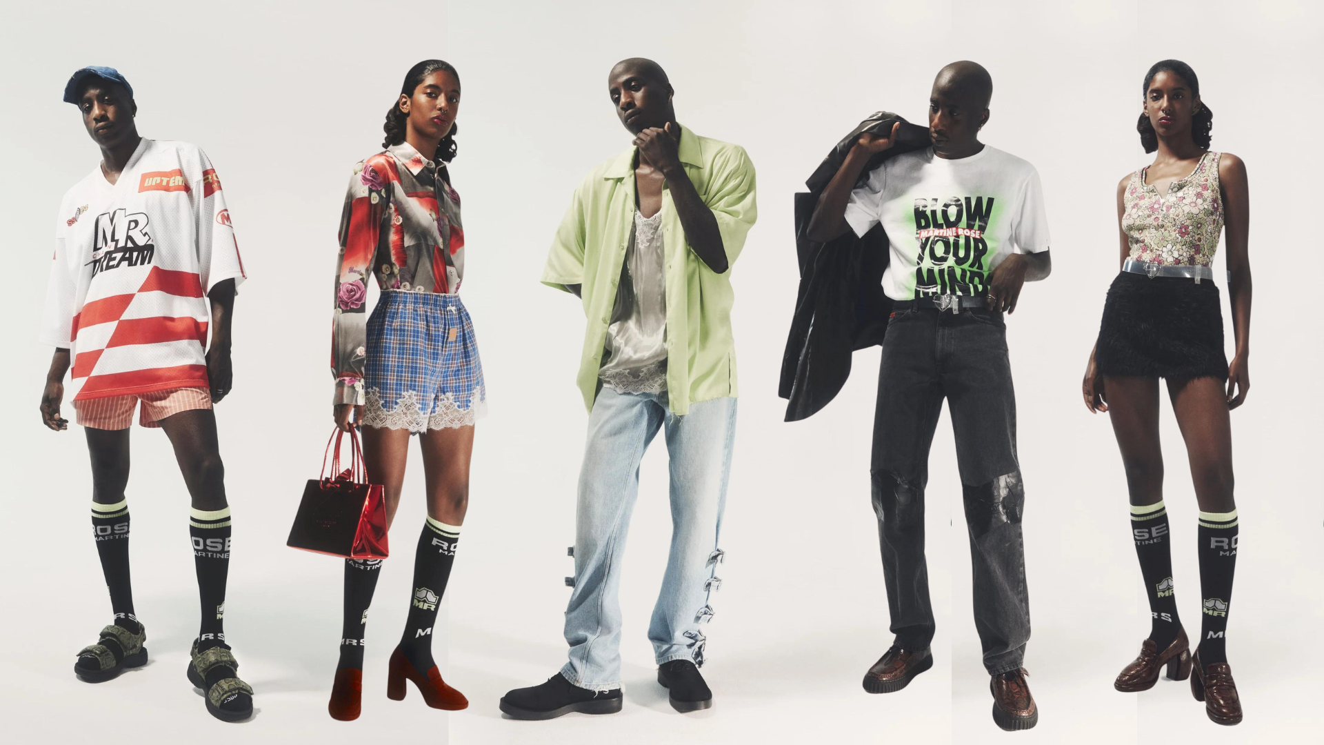 De samenwerking van Martine Rose en Clarks is eindelijk hier