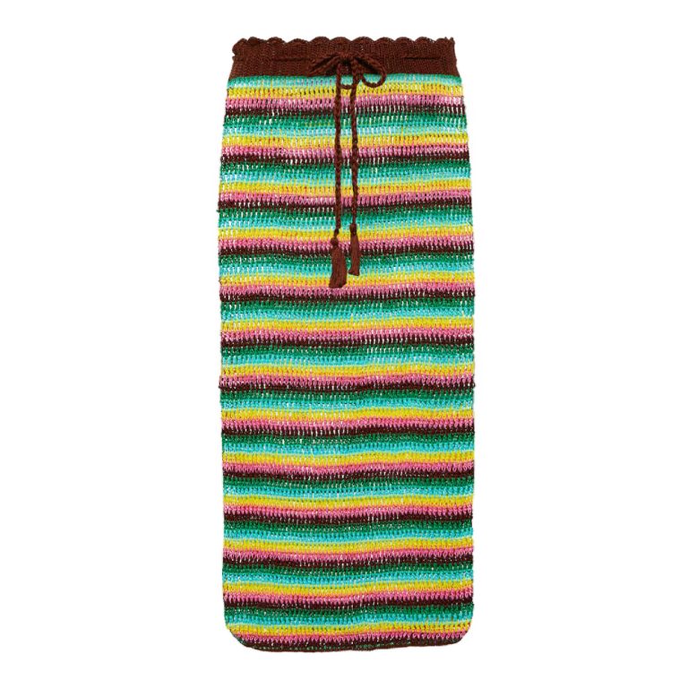 De crochet rok gaan we overal zien deze zomer