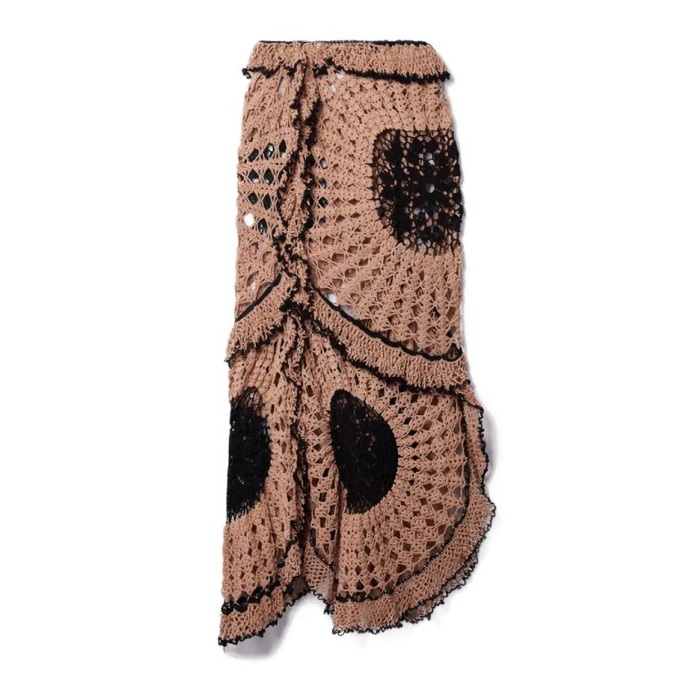 De crochet rok gaan we overal zien deze zomer