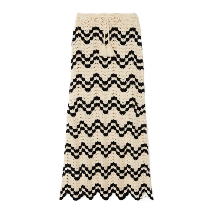 De crochet rok gaan we overal zien deze zomer