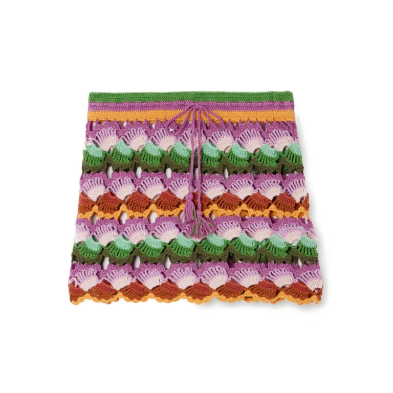 De crochet rok gaan we overal zien deze zomer