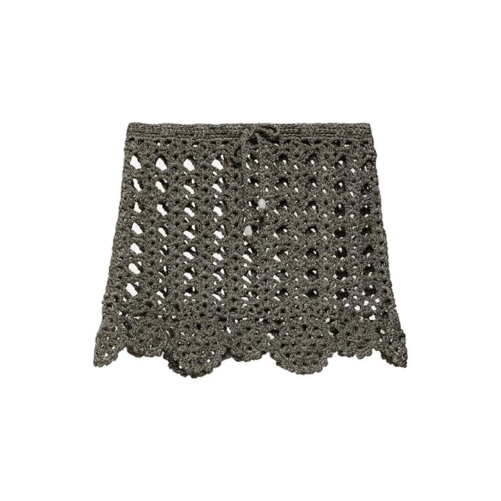 De crochet rok gaan we overal zien deze zomer