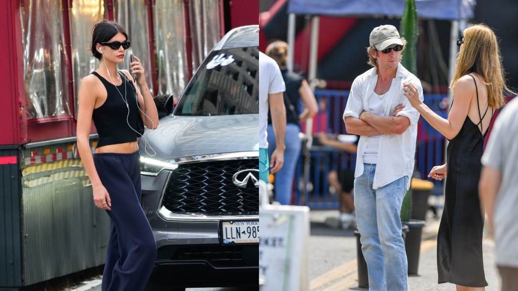 Kaia Gerber en Jeremy Allen White dragen Bode x Nike