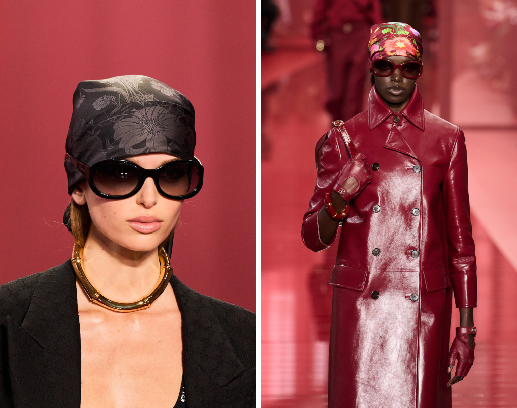 Peggy Gou draagt een grote ronde zonnebril tijdens fashion week