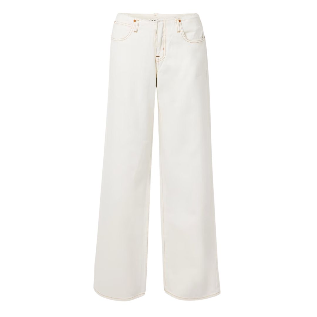 Jeans zonder tailleband, de perfecte toevoeging aan je feestlook