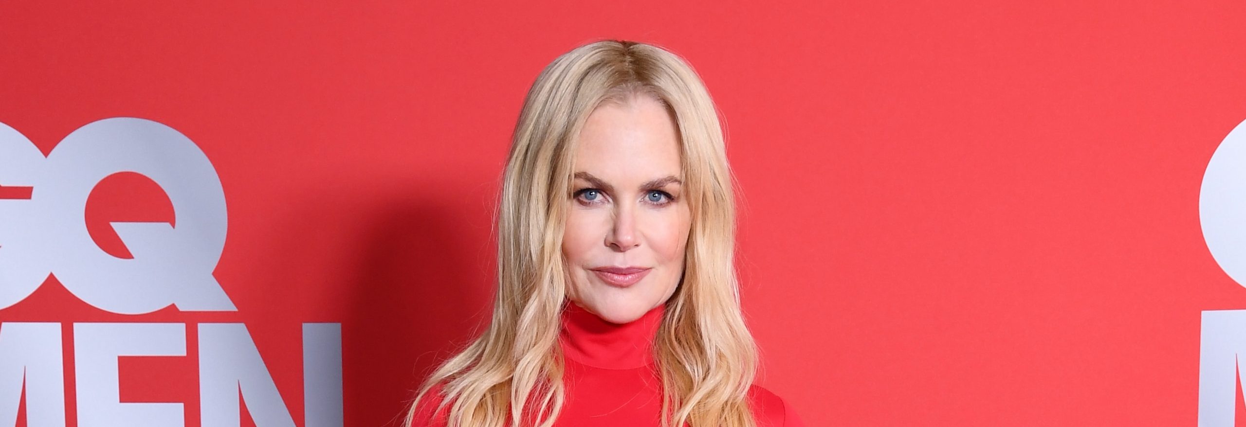 Nicole Kidman in het rood bij de GQ Men of the Year Awards 2024
