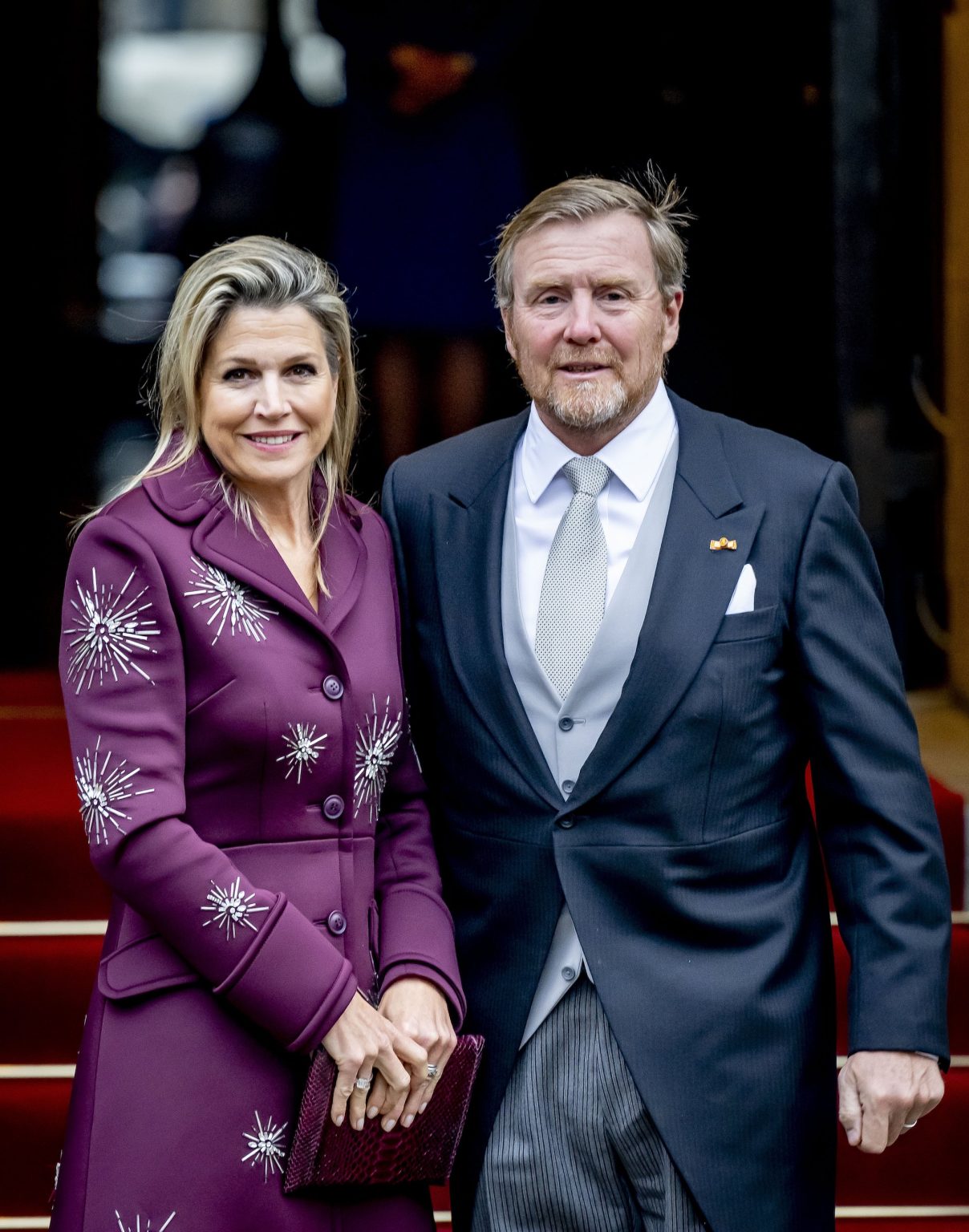 Koningin Máxima draagt pruim, de nieuwe it-kleur van 2025?