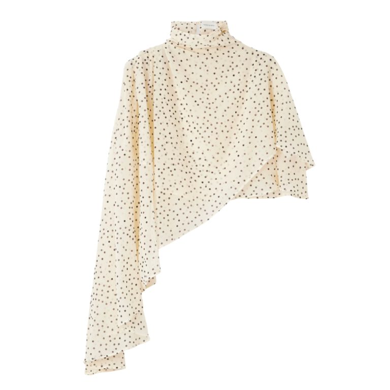 De gedrapeerde top is dit seizoen het chicste stuk in je garderobe