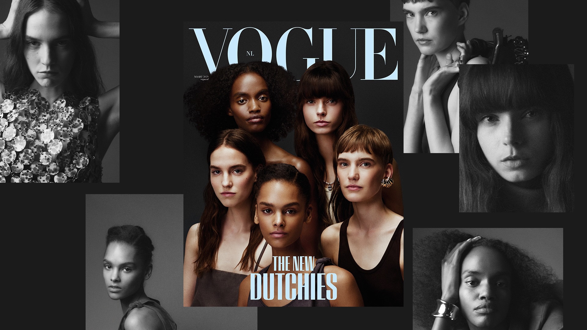 Deze upcoming modellen sieren de cover van Vogue maart 2025