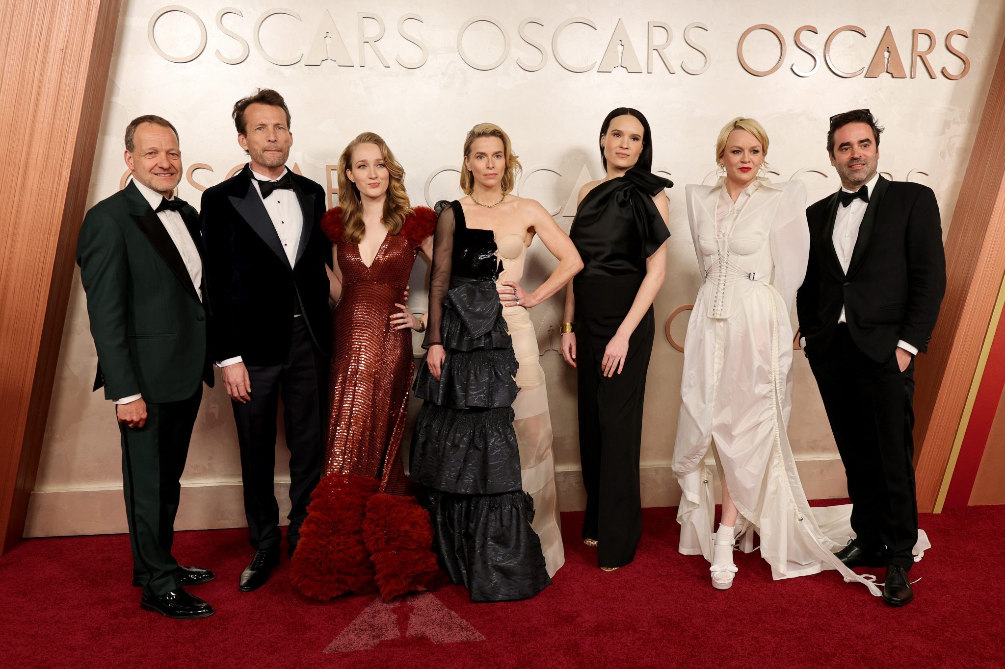 Victoria Warmerdam in duurzame vintage jurk tijdens Oscars 2025