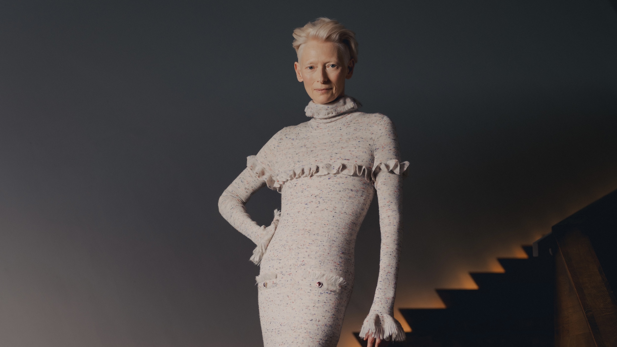 Tilda Swinton over haar tentoonstelling 'Ongoing' in Amsterdam